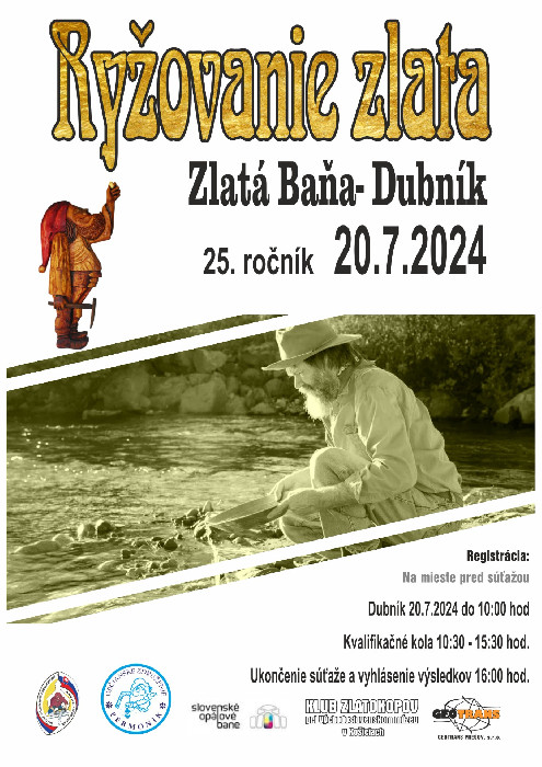 25. ročník súťaže v ryžovaní zlata Zlatá Baňa – Dubník 2024 :: vsmuzeum.sk